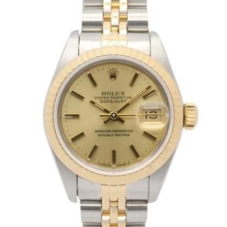 Rolex Pre-owned Lady-Datejust 26mm - Femme - Pre-owned - Jaune - Taille: ONE Size