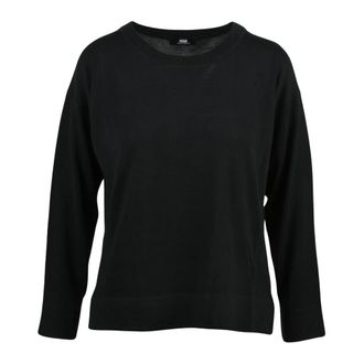 Alpha Studio Leichter Pullover - - Knitwear - Damen - Schwarzk - 2XL