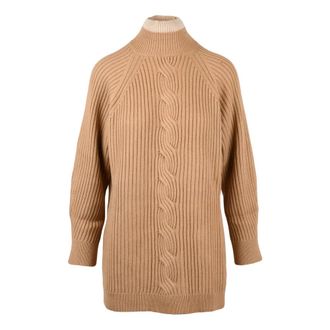 Max Mara Alcazar Maglione Lupetto - - Knitwear - Damen - Braun - XS