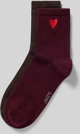 Jake*s Casual Socken aus Baumwoll-Mix im 2er-Pack