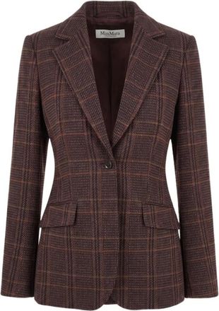Max Mara Femme, Vestes, Brun, Taille: 34 FR Abate Blazer