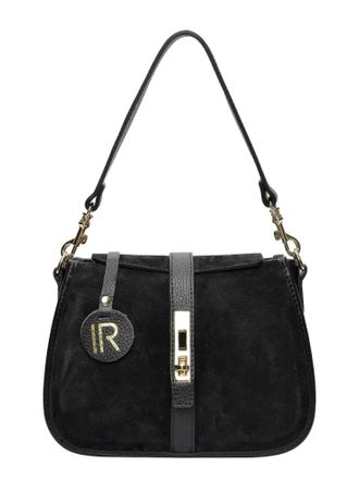 Isabella Rhea Schwarz Rindsledertasche