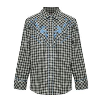 Kenzo Karomuster Westernhemd - - Blouses & Shirts - Damen - Mehrfarbig - M