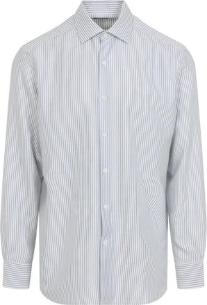 Ermenegildo Zegna Homme, Chemises, Blanc, Taille: S Chemise en soie