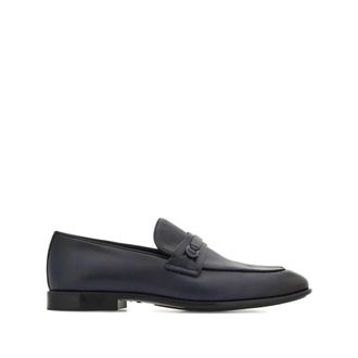 Ferragamo Homme, Chaussures, Noir, Taille: 40 EU Mocassins