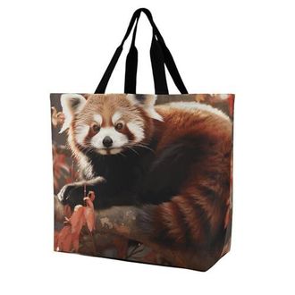 Generic Panda Roux Sac Fourre-Tout D&eacute;contract&eacute; Sacs De Courses Imperm&eacute;able Sac A Main Femmes Pour Universit&eacute; Voyage Shopping