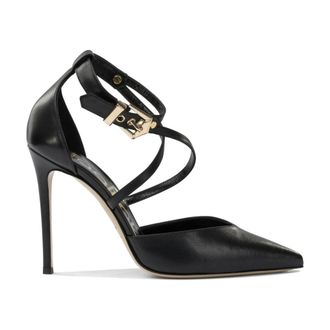 Ninalilou Auril Pointed-Toe Strappy Pump - - Shoes - Damen - Schwarzk - 40 EU