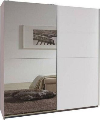 Inside75 Dressing portes coulissantes clapton 135 cm blanc / miroir