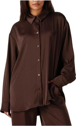 Gestuz Damen, Blusen & Hemden, Braun, LGr&ouml;&szlig;e