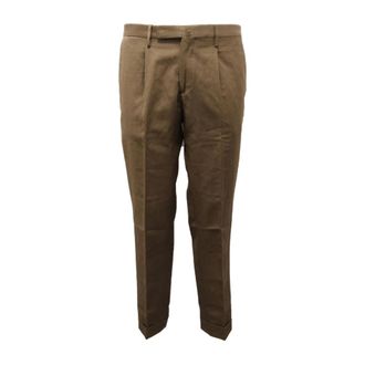 BRIGLIA 1949 Gr&uuml;ne Baumwoll-/Leinenhose- Made in Italy - - Trousers - Herren - Gr&uuml;n - M