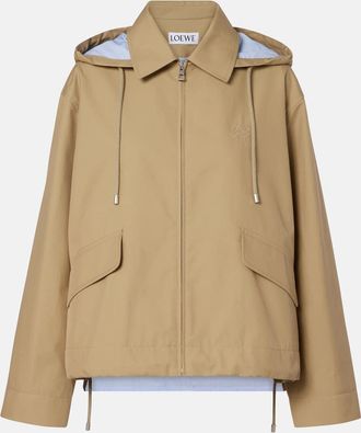 Loewe Jacke Anagram aus Baumwoll-Gabardine