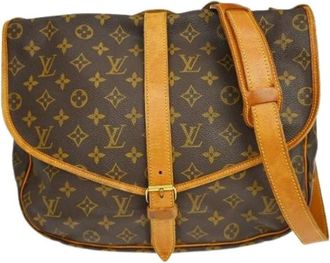 Louis Vuitton unisex, Pre-owned, Brun, Taille: ONE Size Sac &agrave; main Saumur Pre-owned
