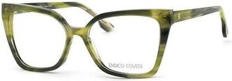 Enrico Coveri Lunettes de vue, ECV183, montures de vue femme, adapt&eacute;es &agrave; tous les types de lentilles