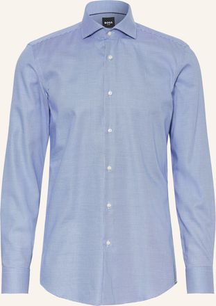 HUGO BOSS Hemd Hank Slim Fit blau