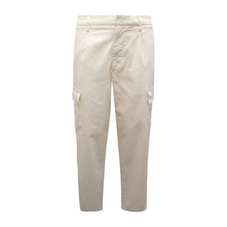 Dondup Homme, Pantalons, Blanc, Taille: W29 Luka Cargo Pantalons