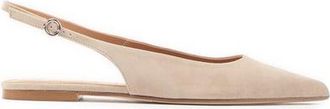 Aeyde Sling-backs plats Annora en cuir de chevreau su&eacute;d&eacute;
