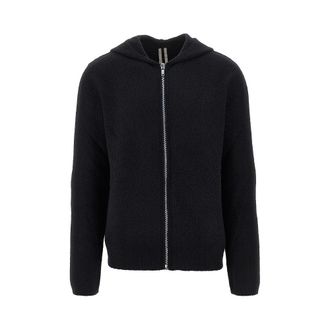 Rick Owens Knitted full-zip hoodie Man M