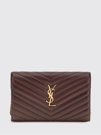 Saint Laurent Sac Bandouli&egrave;re SAINT LAURENT Femme couleur Bordeaux