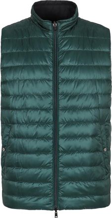 Herno Homme, Vestes, Vert, Taille: M Gilet R&eacute;versible en Nylon