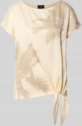 s.Oliver Black Label Relaxed Fit T-Shirt mit Allover-Muster