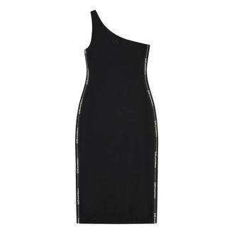 Emporio Armani Emporio Armani Ea7, Femme, Robes, Noir, Taille: 42 FR Long Dress with Side Band