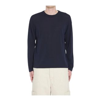 Roberto Collina Pull &agrave; col rond et manches longues - Homme - Pulls - Bleu - Taille: S