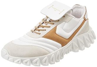 Pantofola D'oro 1886 Homme Baskets Plat Oxford, Blanc, 44 EU