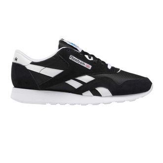 Reebok Sneaker f&uuml;r Herren, Nylon, Wildleder-Panel (Schwarz/Wei&szlig;)