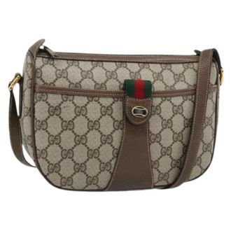 Gucci Pre-owned Vintage GG Canvas Schultertasche - - Pre-owned - Damen - Braun - ONE SIZE