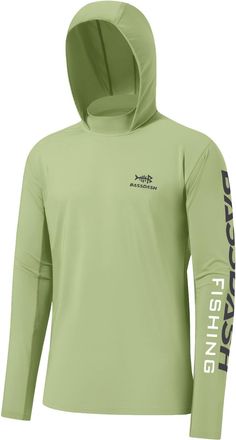 Bassdash Herren Kapuzenpullover Shirt Sonnenschutz UPF50+ UV Pullover Langarm Hoodie f&uuml;r Angeln Rash Guard