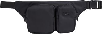 Calvin Klein Ck Must T 2 Pckt Waistbag Crossovers, Herren, Schwarz (Ck Black), Os