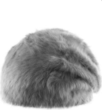 About Beanie Gray Angora Beanie