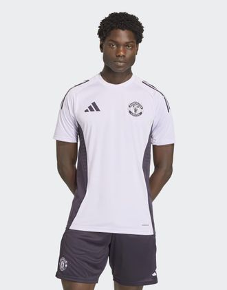 adidas Manchester United Tiro 25 Competition Training - Trikot in Purple Tint / Aurora Black-Lila