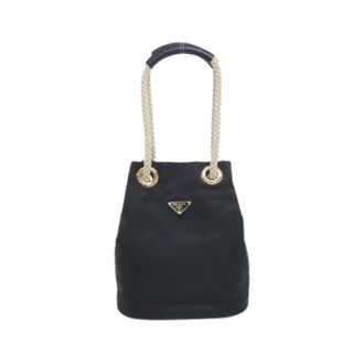 Prada Sac bandouli&egrave;re Pre-owned Tessuto Rope - Femme - Pre-owned - Noir - Taille: ONE Size