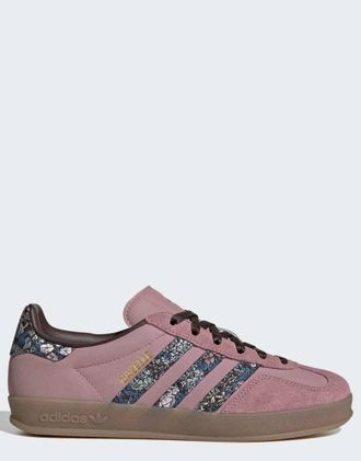 adidas Originals Gazelle indoor x liberty london chaussures en magic mauve / aurora coffee-VIOLET