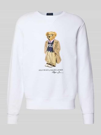 Polo Ralph Lauren Sweatshirt mit Motiv-Print und Rundhalsausschnitt