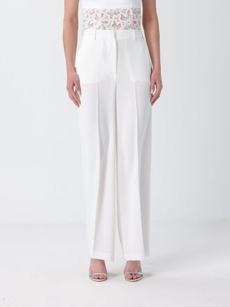 H Couture Pantalon Femme couleur Jaune Cr&egrave;me