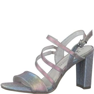 Marco Tozzi Femme Damen 2-2-88304-20 Sandale &agrave; Talon, Rainbow MET, 36 EU