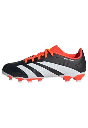 adidas Unisex Kinder Predator 24 League Low Multi-Ground Boots, Core Black/Cloud White/Solar Red, 36 2/3 EU