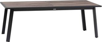 Hesperide Hesperide - Table de jardin extensible Pavane graphite & p&eacute;can 12 places en aluminium trait&eacute; &eacute;poxy - Hesp&eacute;ride