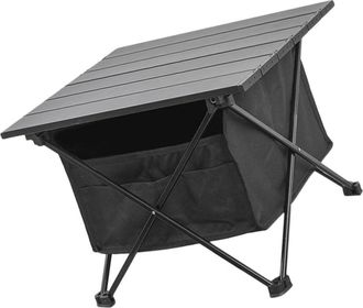 TOPBATHY Faltbarer Campingtisch mit Rutschfesten F&uuml;&szlig;en und Gro&szlig;er Aufbewahrungstasche Tragbarer Strand Grilltisch f&uuml;r Outdoor Camping Picknick Terrasse und Rei