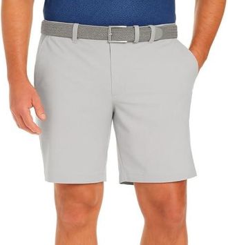 Greg Norman Greg Norman Short léger extensible à lavant plat pour homme - Tissu extensible dans les 4 sens, gris, 36