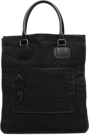 Fendi Shopper - Zucca Canvas Tall Tote - Gr. unisize - in Schwarz - für Damen