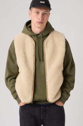 Levi's Seacliff Sherpa Vest - Herren - Beige / Beige