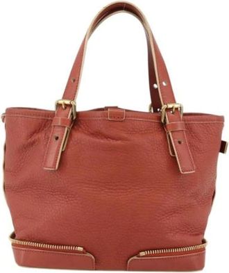Chlo&eacute; Sac bandouli&egrave;re en cuir doccasion - Femme - Pre-owned - Rouge - Taille: ONE Size