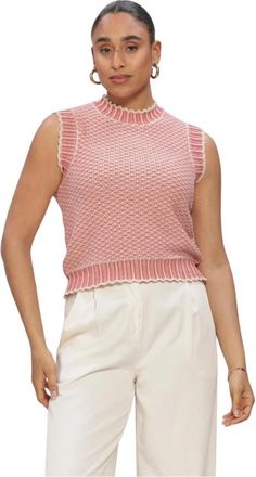 Moss Copenhagen Pilla Vest - - Knitwear - Damen - Mehrfarbig - M/L