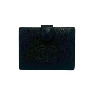 Chanel Portefeuille Pre-owned (bi-pli) - Femme - Pre-owned - Noir - Taille: ONE Size