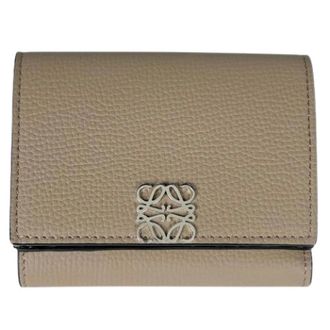 Loewe Portefeuille Pre-owned (tri-fold) - Femme - Pre-owned - Beige - Taille: ONE Size