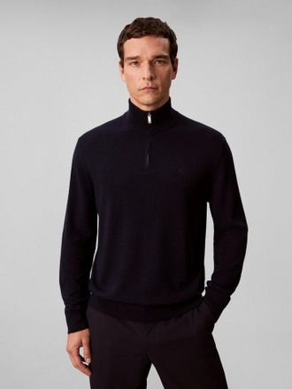 Calvin Klein Stehkragenpullover LS 100% MERINO QZ 14GG Mit Rundhalsausschnitt, regular fit