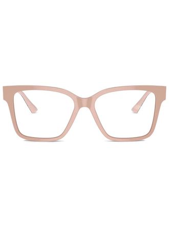 Jimmy Choo Eyewear lunettes de vue &agrave; monture carr&eacute;e - Rose